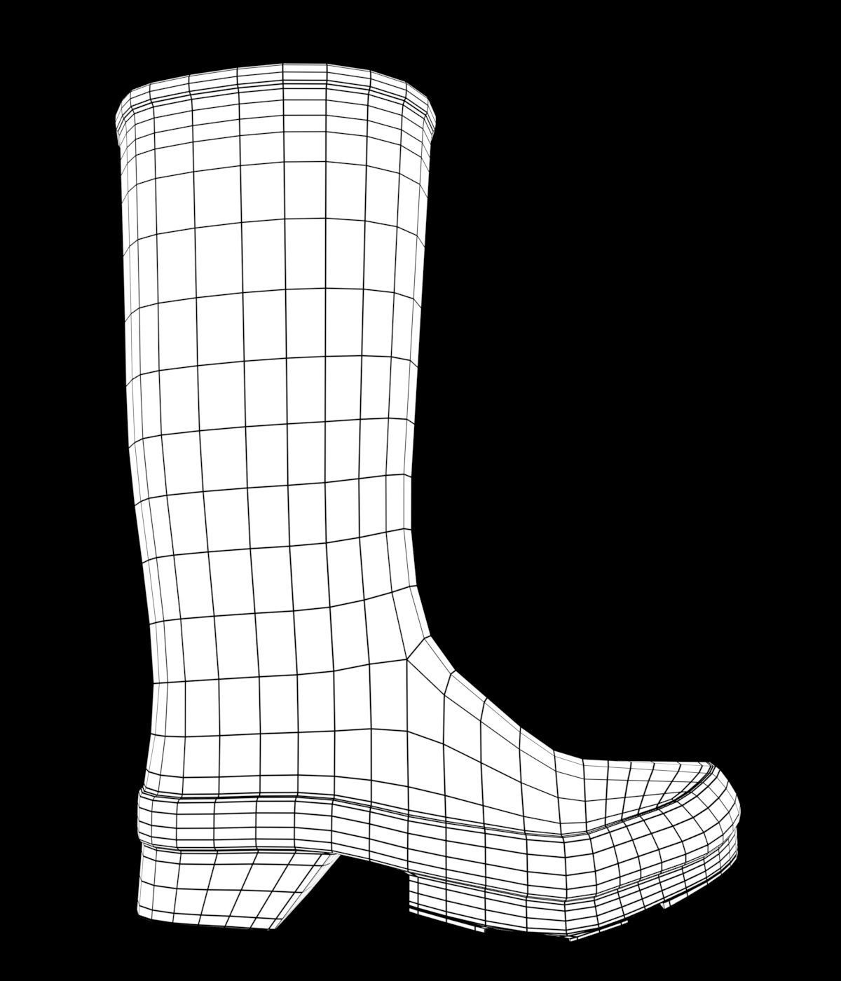 Rain Boots free 3D model | CGTrader