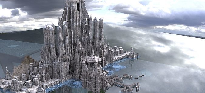 Ancient Aqueduct system Kit bash 3D model | CGTrader