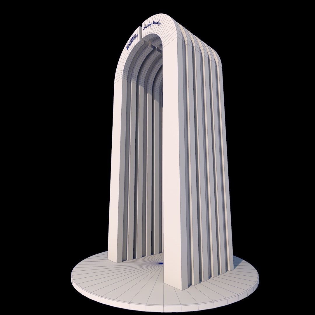 3D model University of Baghdad Gate VR / AR / low-poly | CGTrader