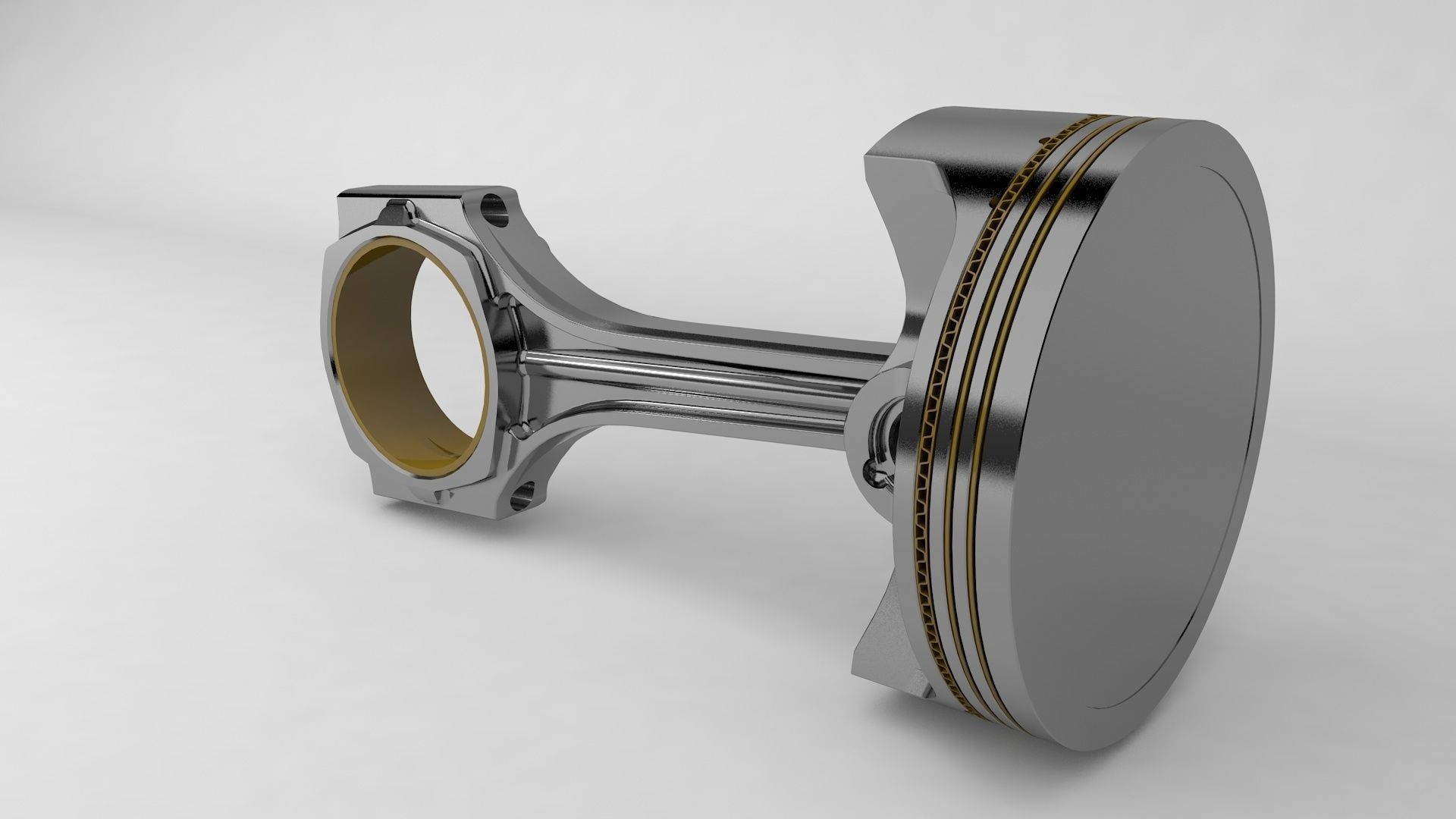 Engine Piston 3D model | CGTrader