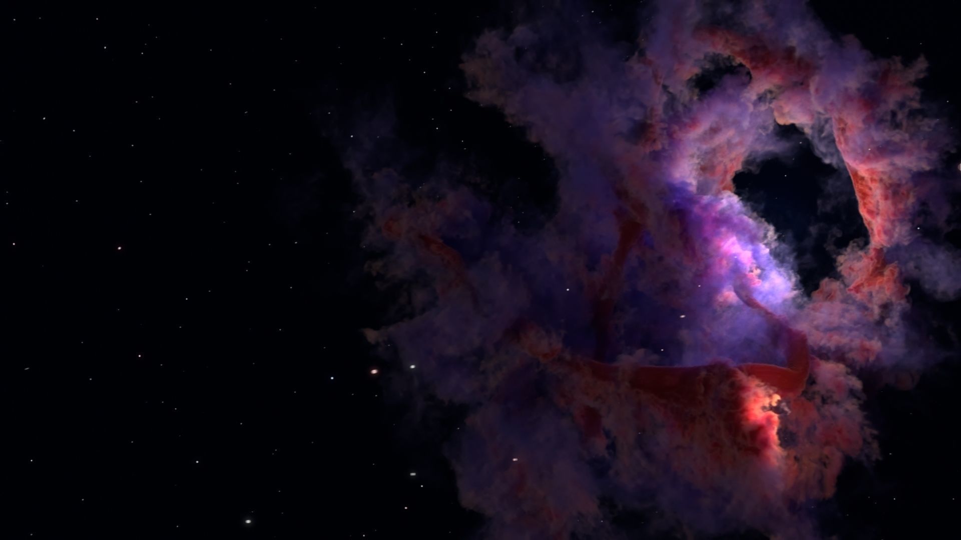 Nebulae nebula in space 3D model | CGTrader