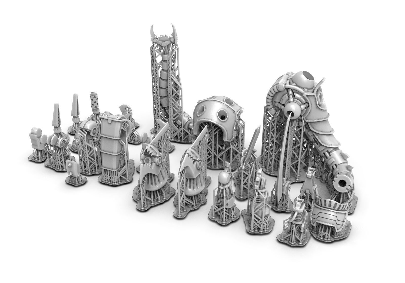 Iron Hive - Iron Lord - pack 1 3D model 3D printable | CGTrader