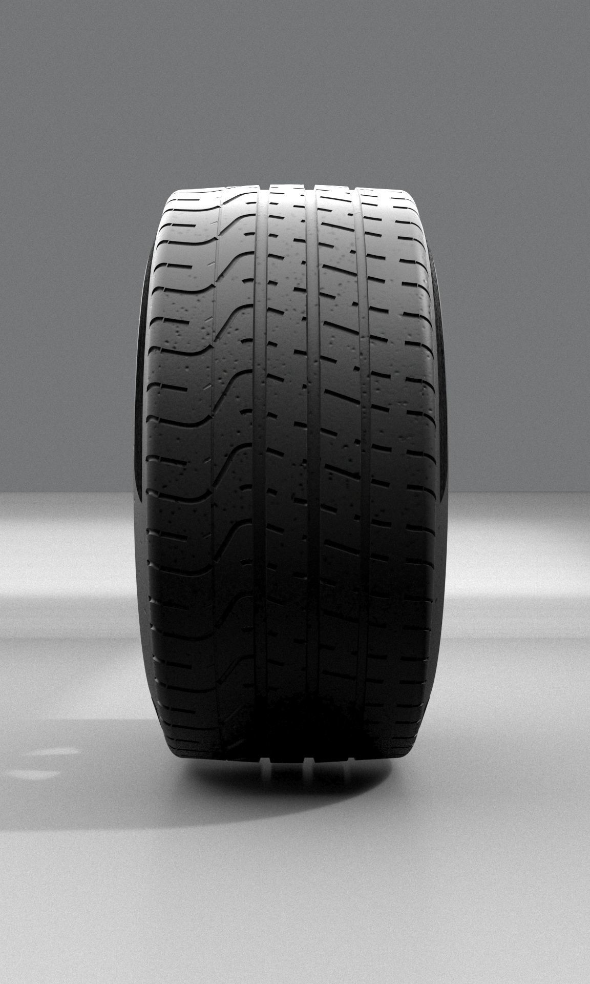 High-Detailed WHEEL inspired by PIRELLI P ZERO free 3D model | CGTrader