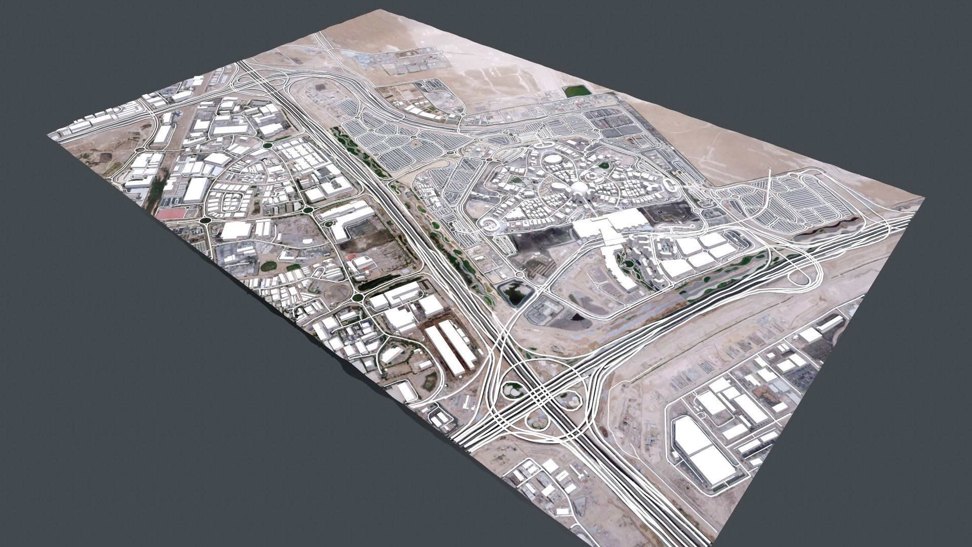 Cityscape Dubai EXPO 2020 United Arab Emirates 3D model | CGTrader