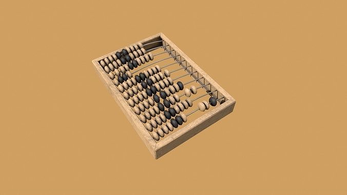 3D model Vintage Abacus VR / AR / low-poly | CGTrader