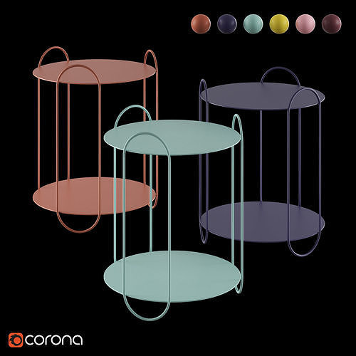 Rondo Coffee table 3D model | CGTrader