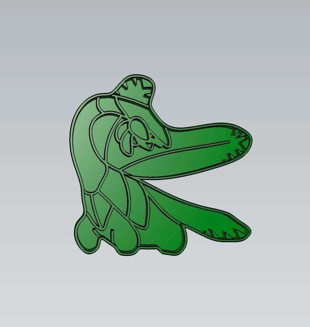 Amazing Pokemon Tropius Cookie Cutter Stamp Cake Decorating 3D model ...