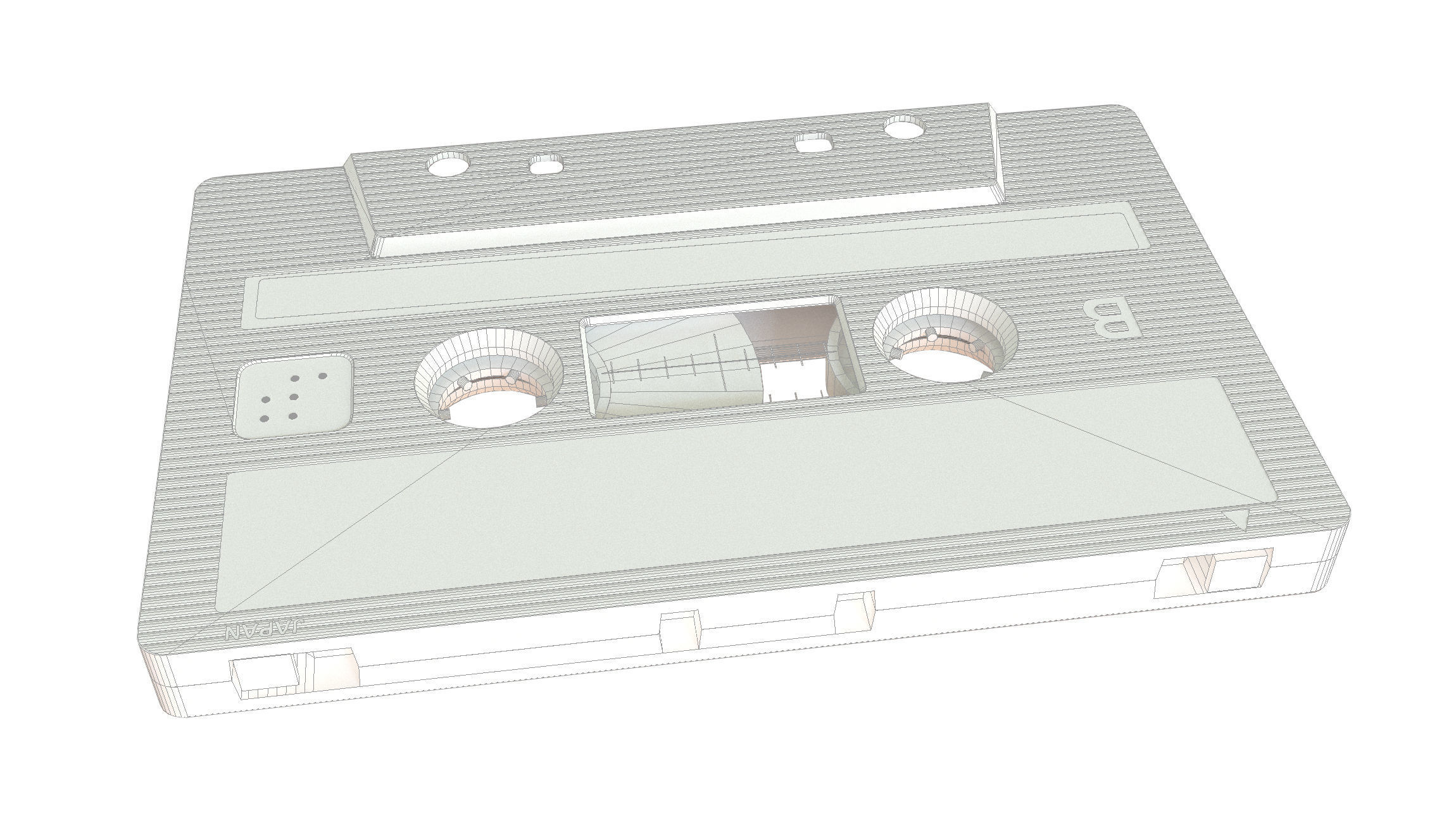 Fuji Audio Tape 3D model | CGTrader