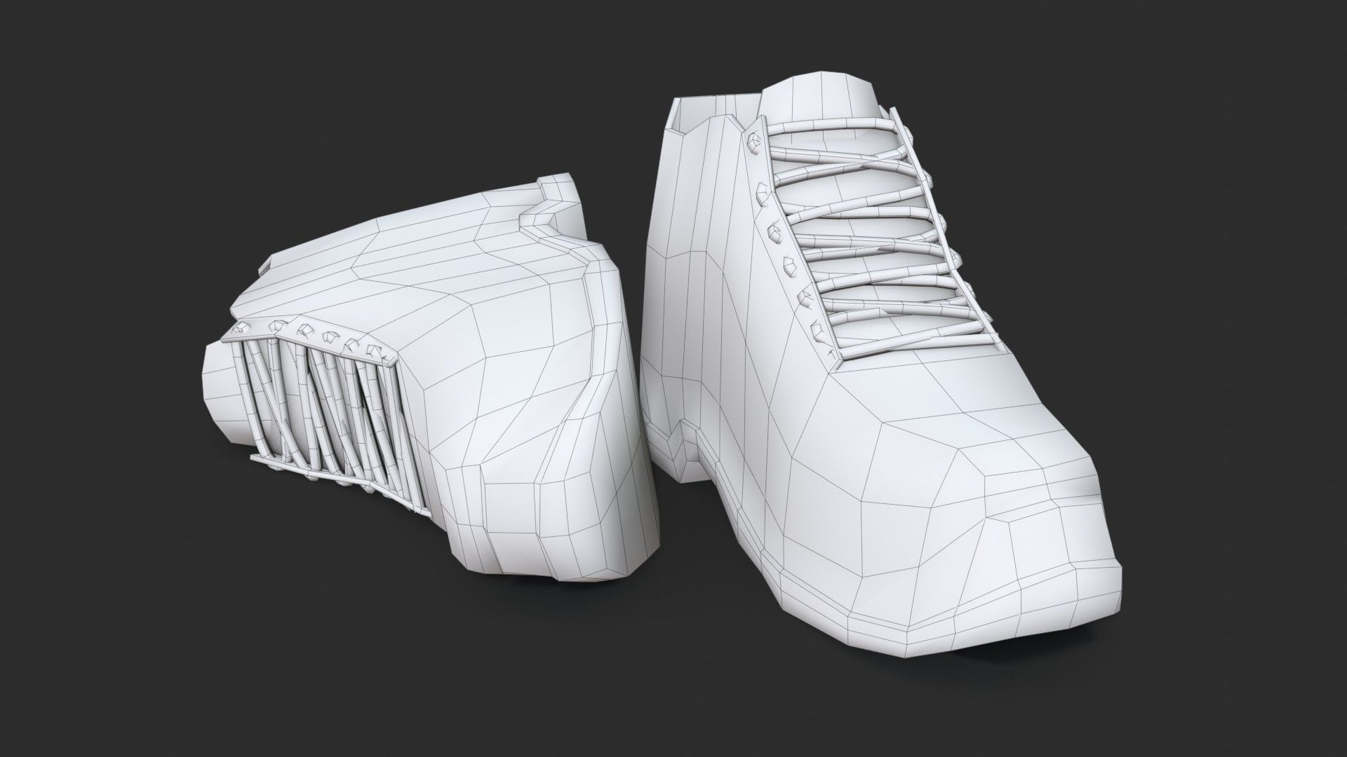 3D model Safety Shoes VR / AR / low-poly | CGTrader