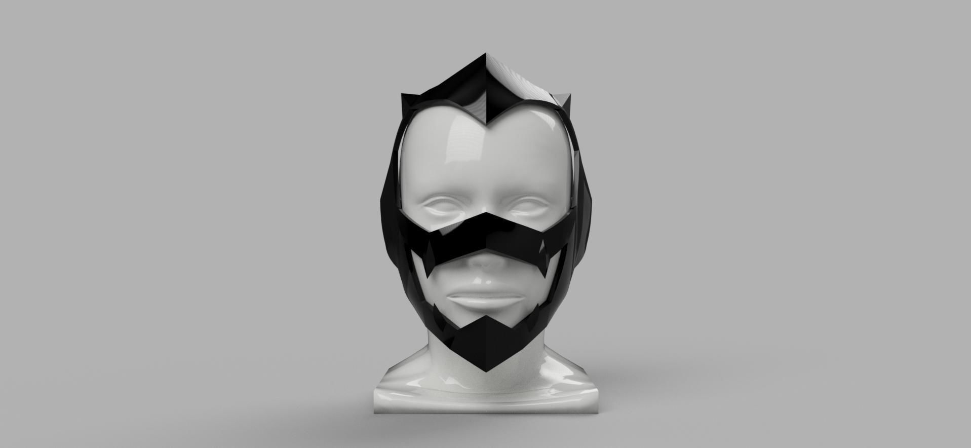 RED RIOT MASK - MY HERO ACADEMIA 3D model 3D printable | CGTrader