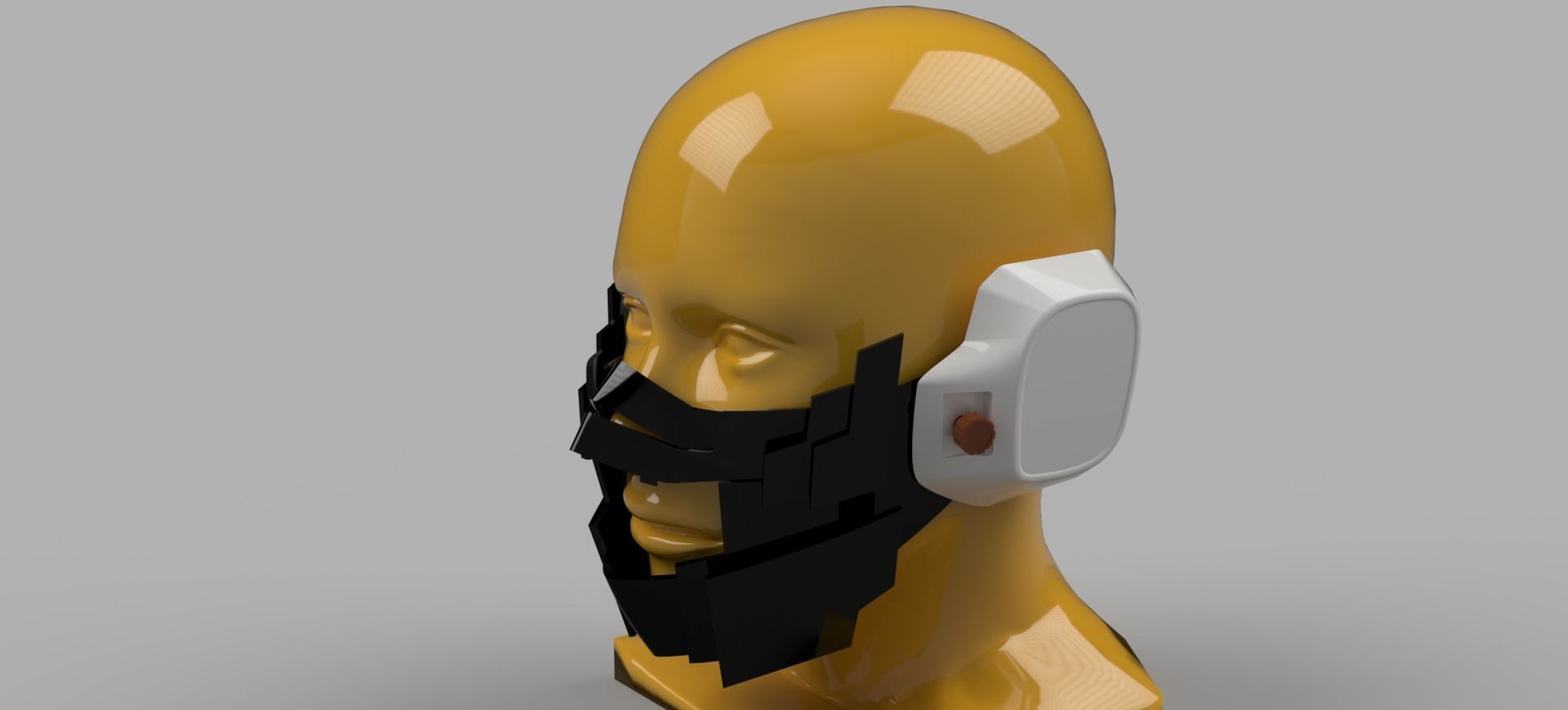 HITOSHI SHINSO MASK - MY HERO ACADEMIA 3D model 3D printable | CGTrader