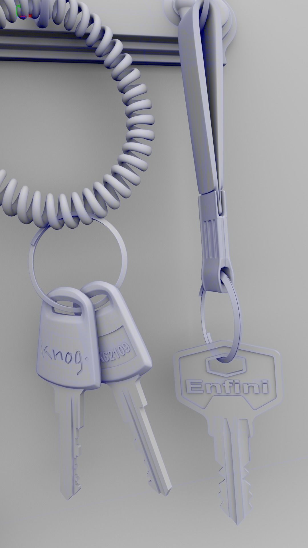 Free KeyChain free 3D model | CGTrader