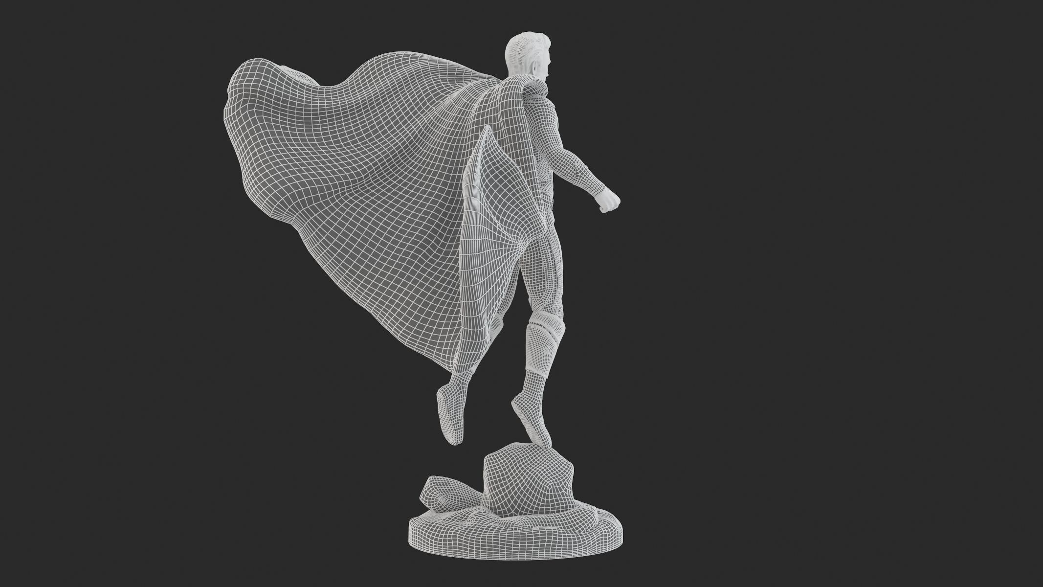3D model Superman 3D Printable VR / AR / low-poly | CGTrader