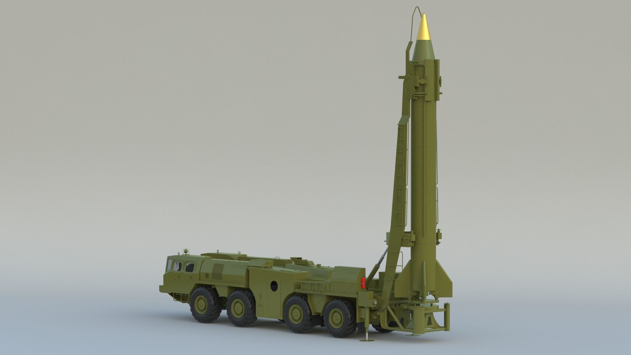 Scud Missile 3D model | CGTrader