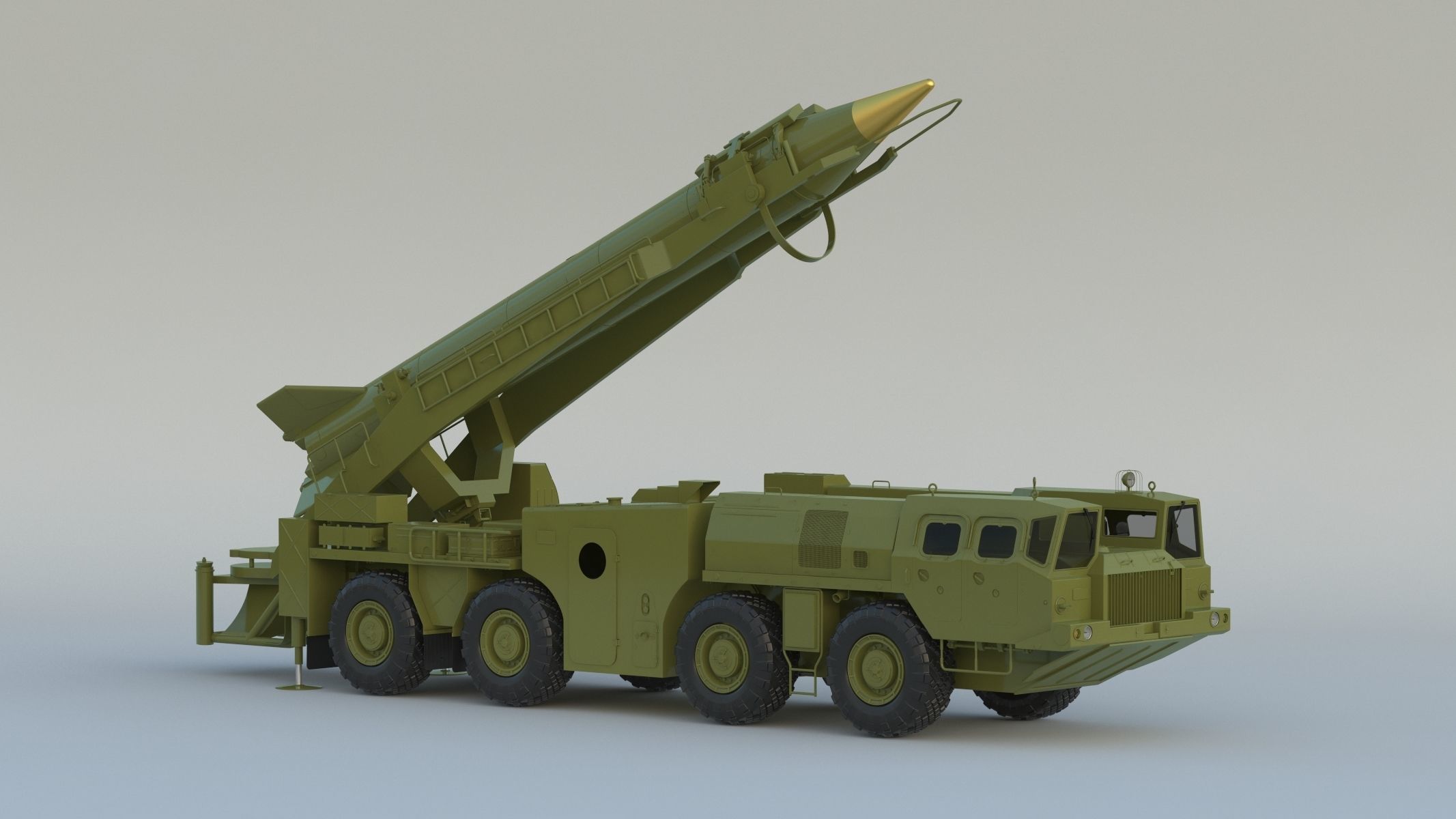 Scud Missile 3D model | CGTrader