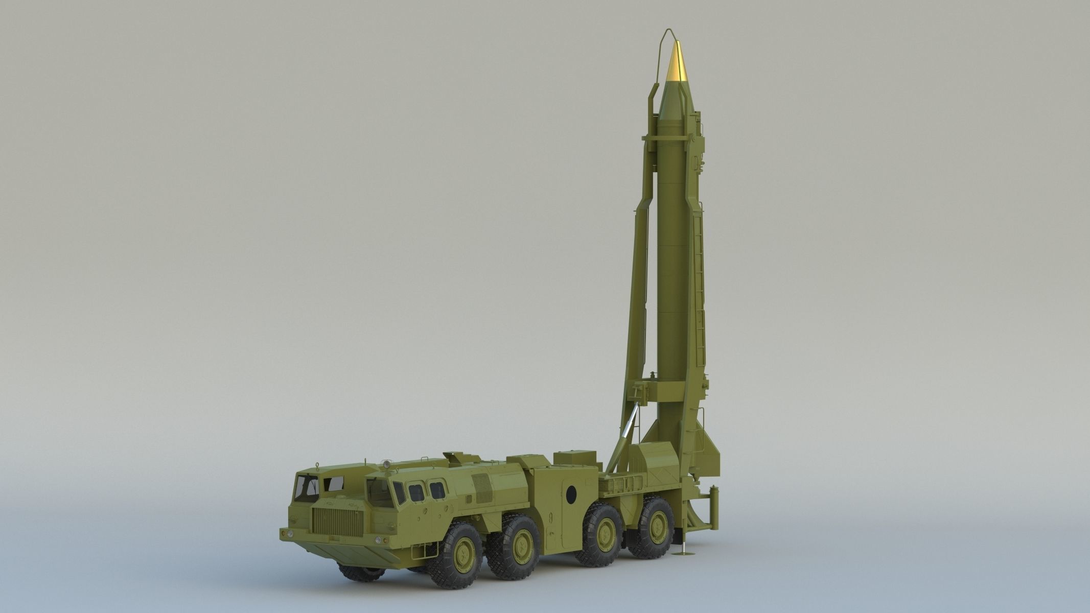 Scud Missile 3D model | CGTrader