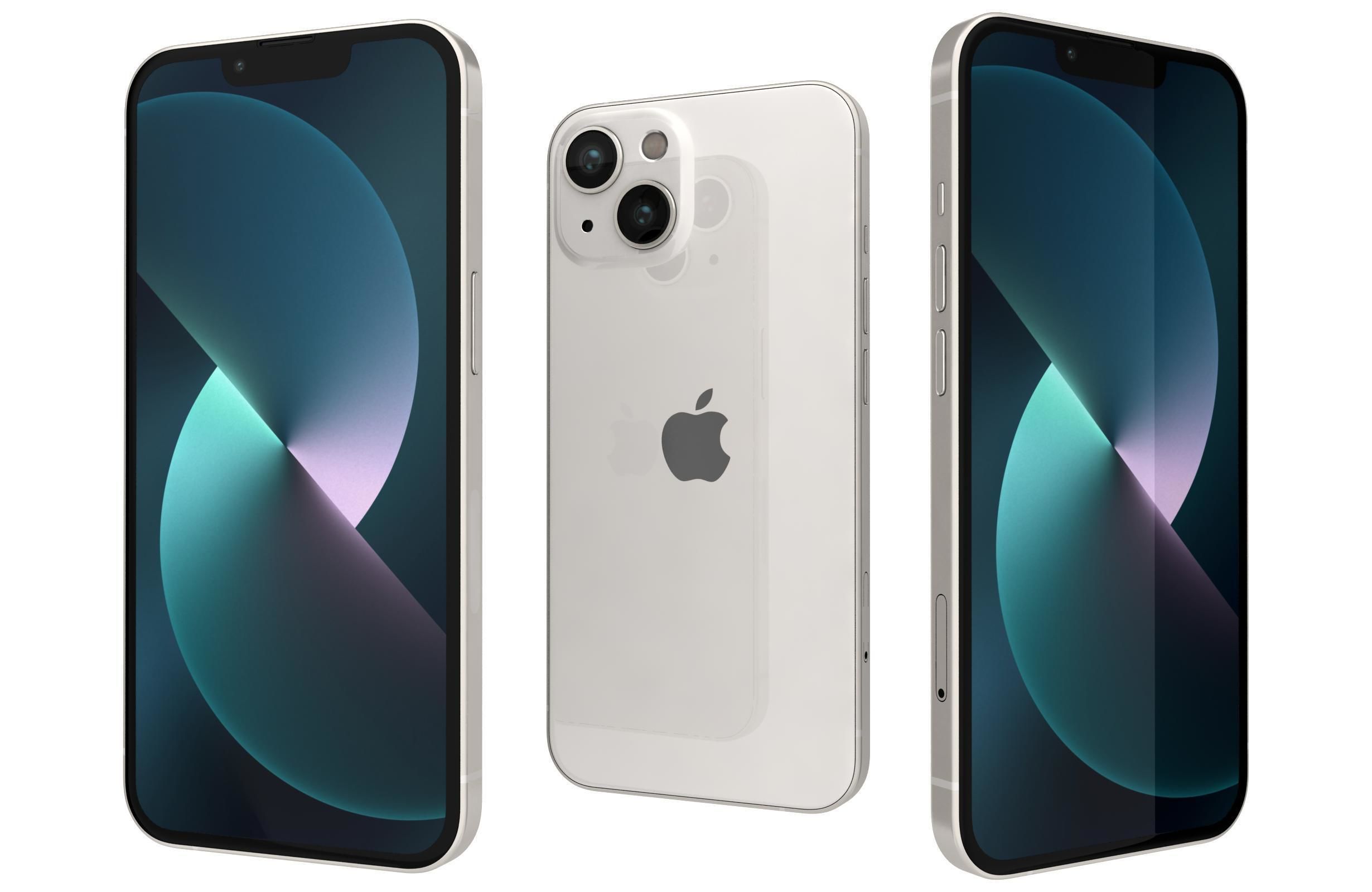 Apple iPhone 13 Mini Starlight 3D model | CGTrader