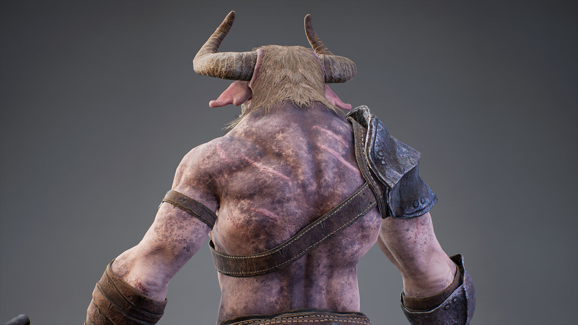 3D model Armored Minotaur VR / AR / low-poly | CGTrader