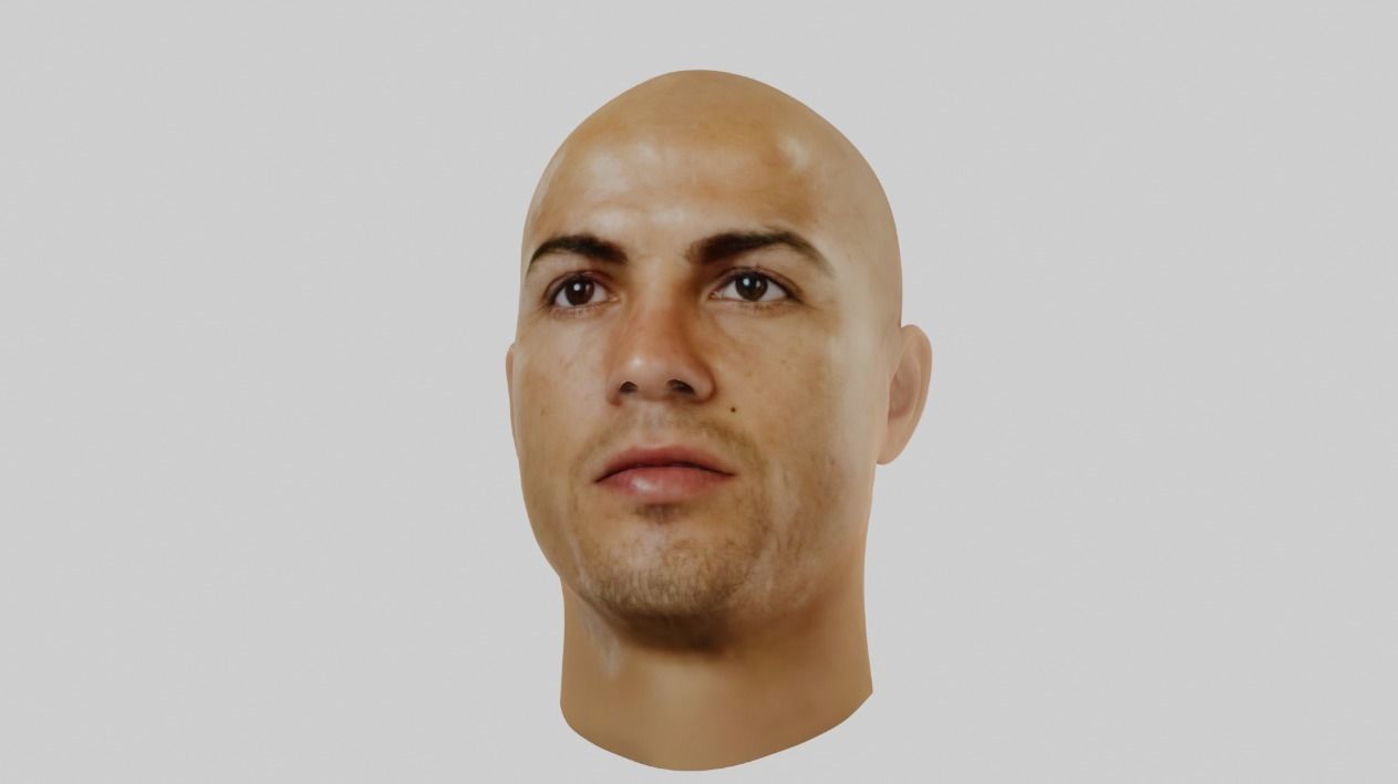 realistic ronaldo man with bald head 3D model | CGTrader