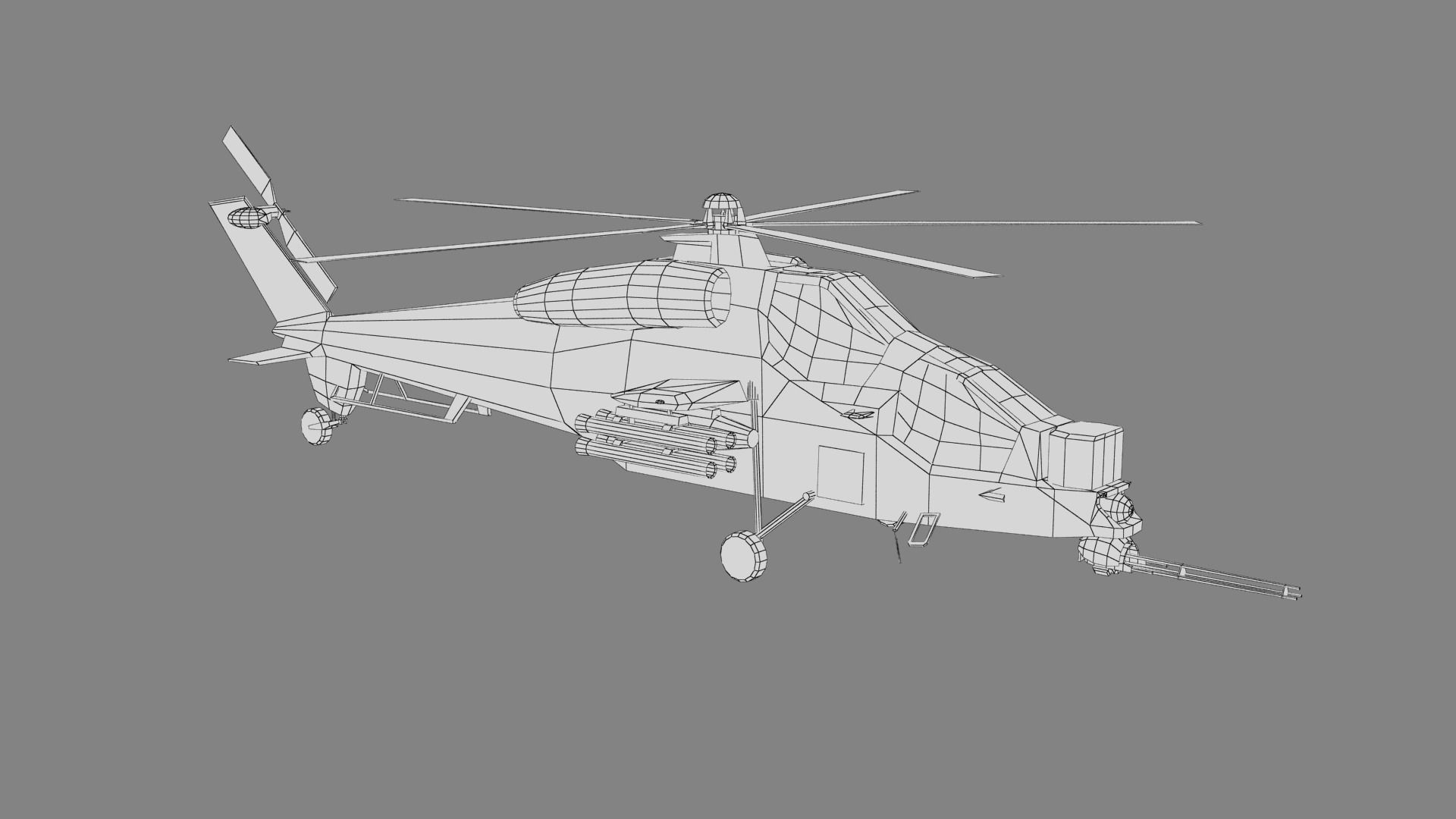 Helicopter Base Mesh Free free VR / AR / low-poly 3D model | CGTrader