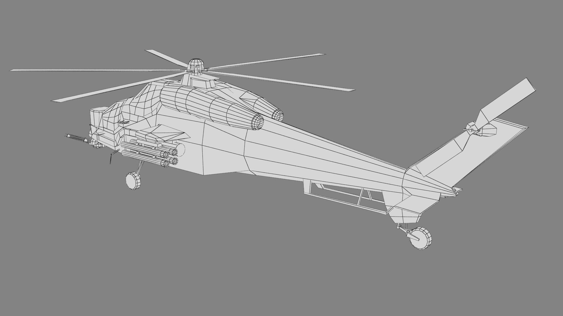 Helicopter Base Mesh Free free VR / AR / low-poly 3D model | CGTrader
