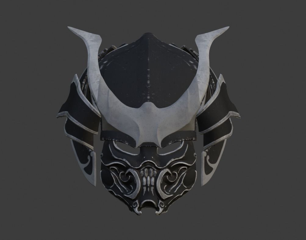 Predator mask - Samurai 3D model 3D printable | CGTrader