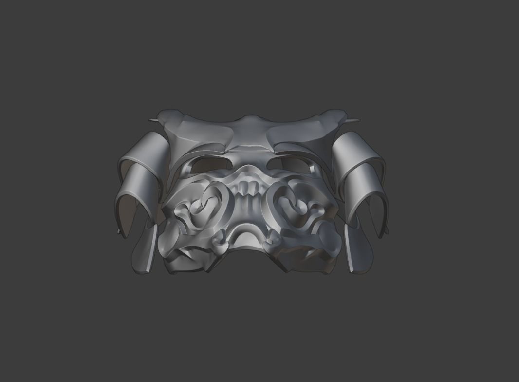 Predator mask - Samurai 3D model 3D printable | CGTrader