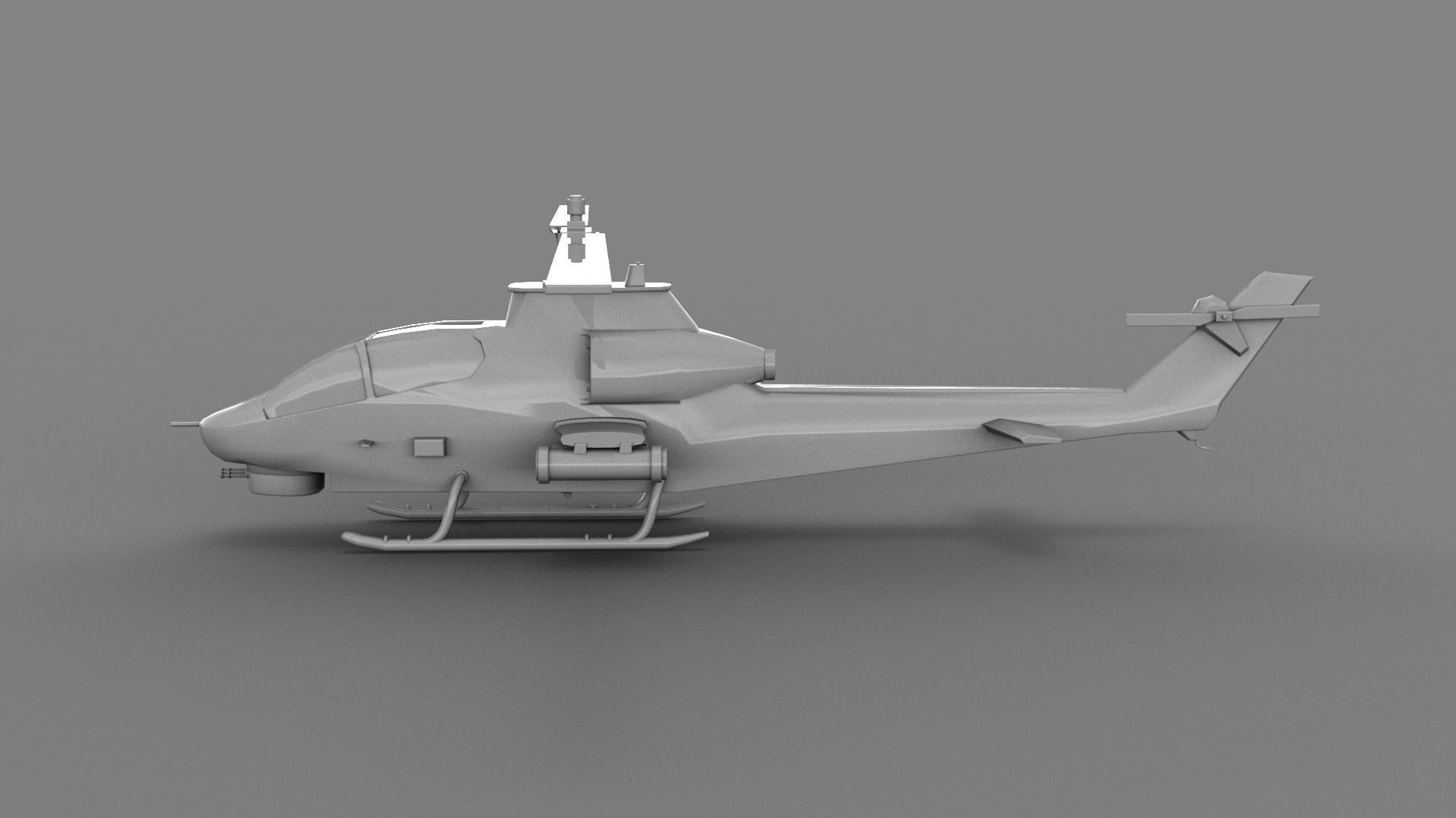 Helicopter 2 Base Mesh Free free VR / AR / low-poly 3D model | CGTrader