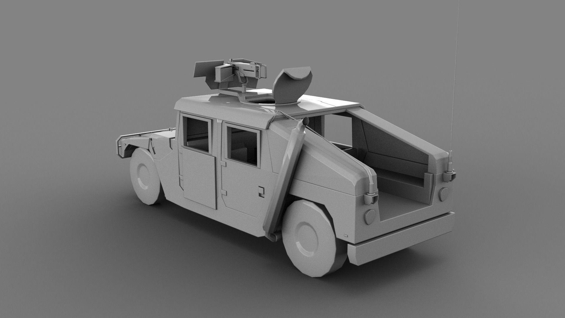 Hummer Base Mesh Free free VR / AR / low-poly 3D model | CGTrader