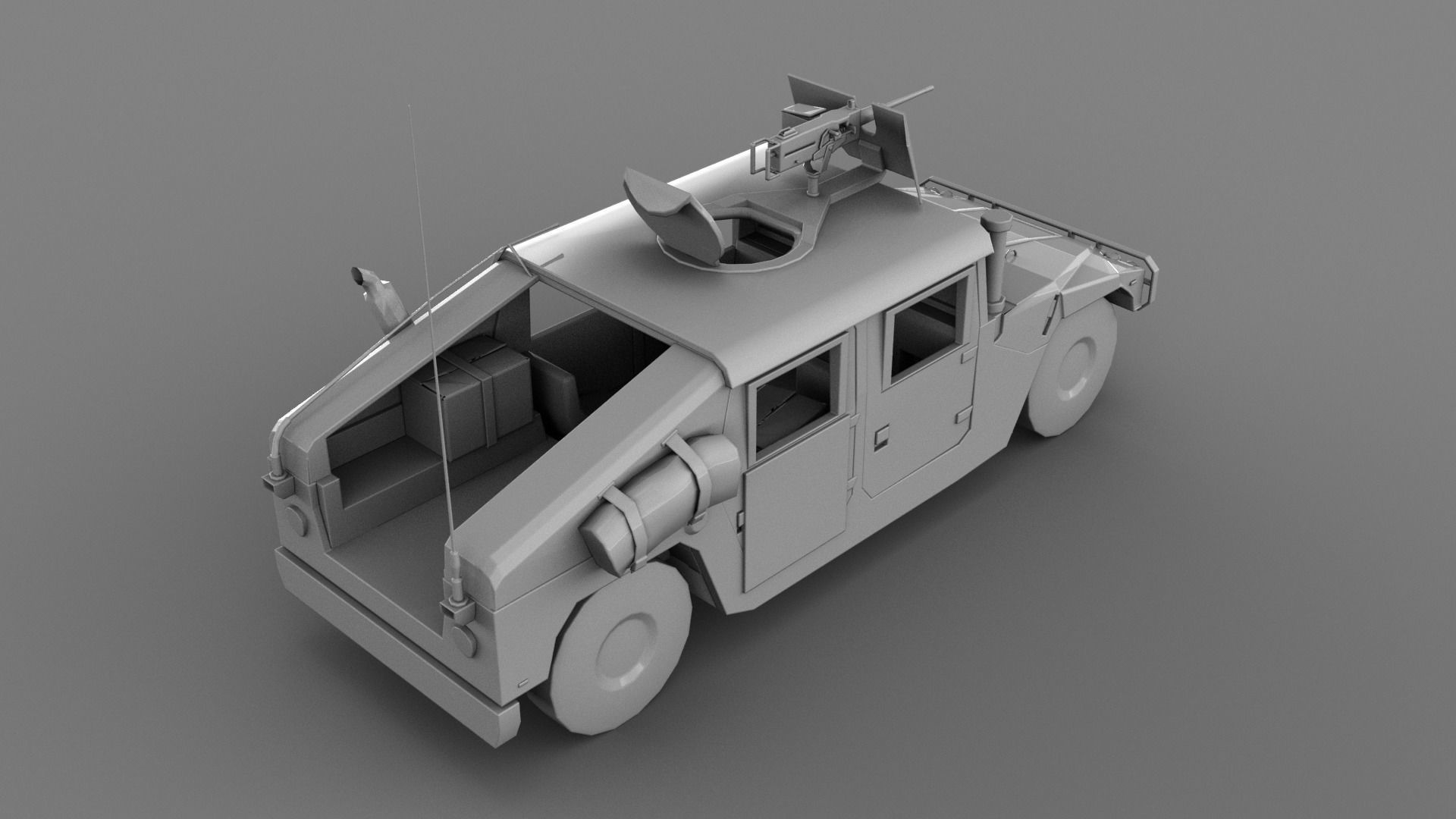 Hummer Base Mesh Free free VR / AR / low-poly 3D model | CGTrader