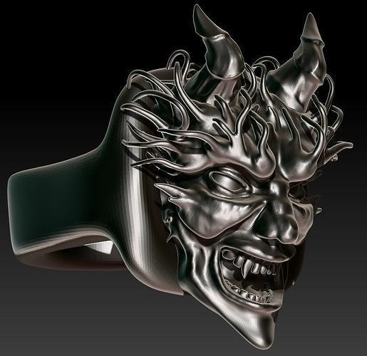 Daemon Ring 3D model 3D printable | CGTrader