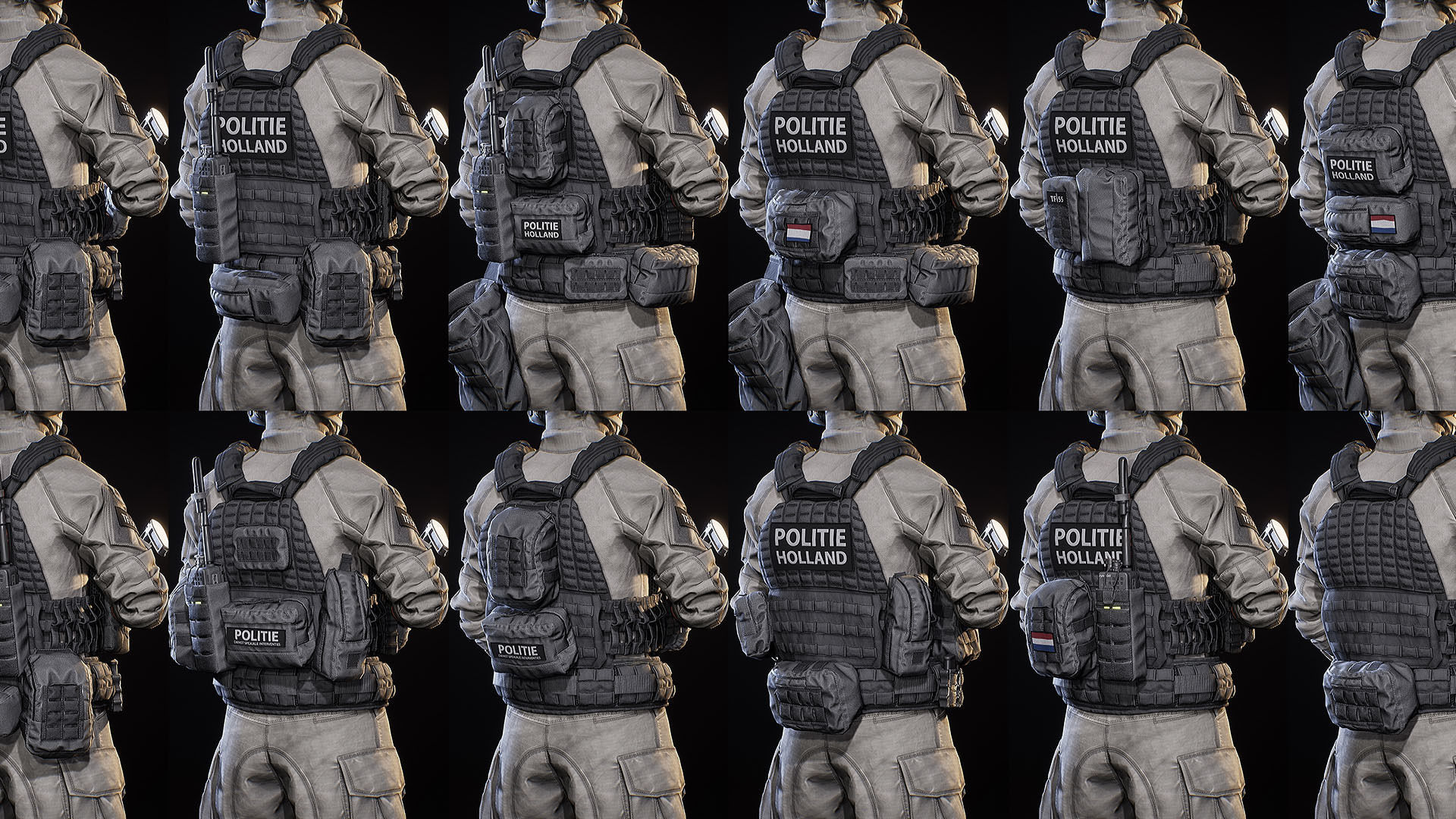 3D model AAA MODULAR SOLDIER PACK VR / AR / low-poly | CGTrader