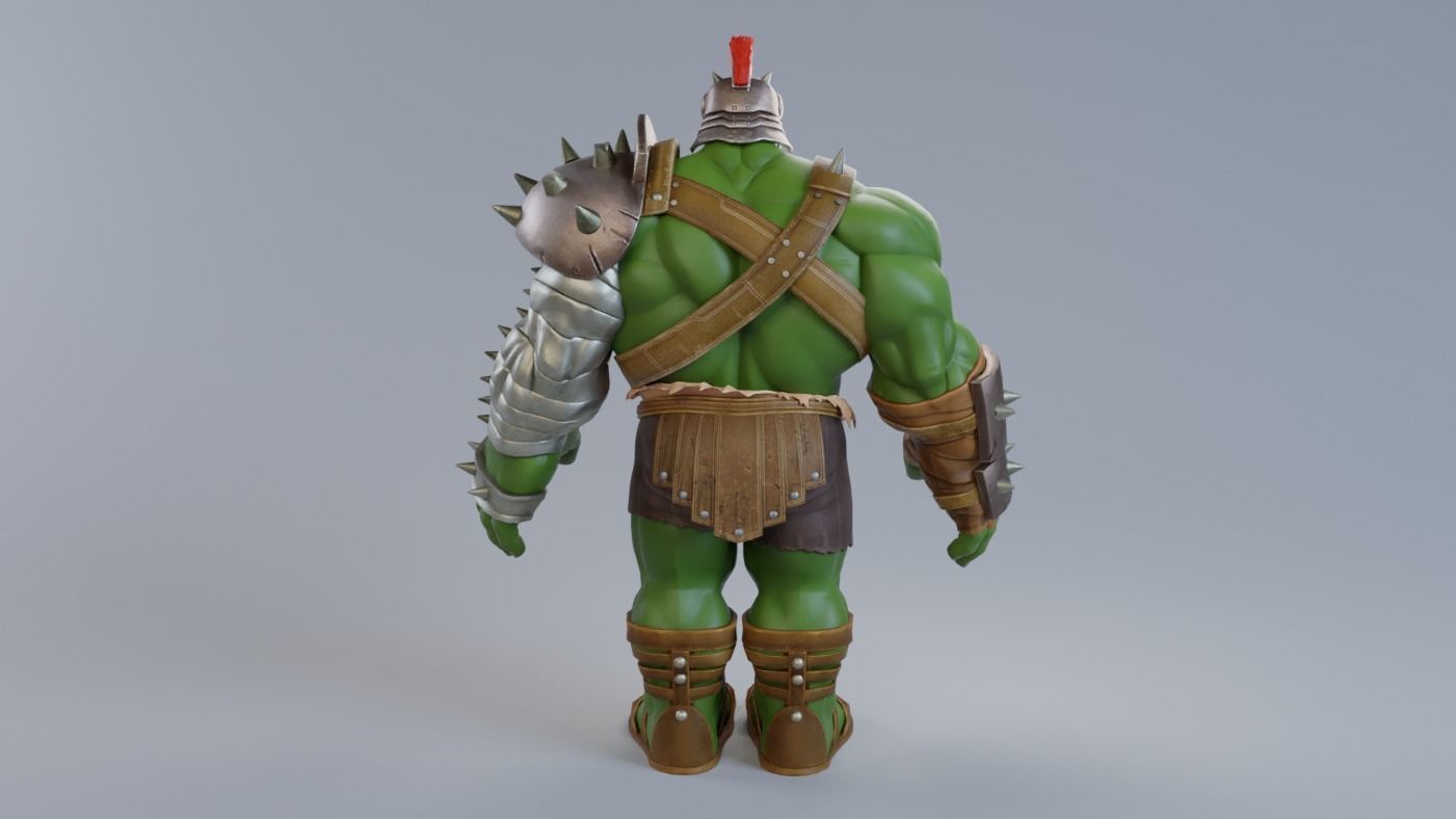 Planet Huk rigged 3D model rigged | CGTrader