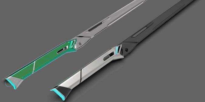 scifi cyberpunk sword free 3D model | CGTrader