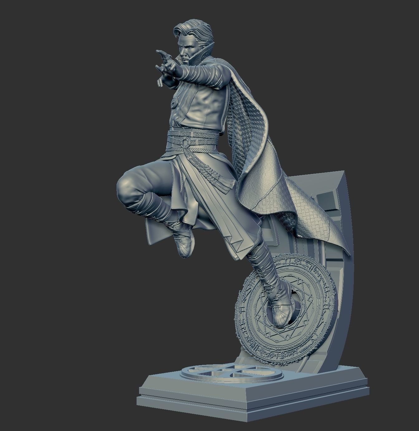 Doctor Strange Statue 3D Print Ready 3D model 3D printable | CGTrader