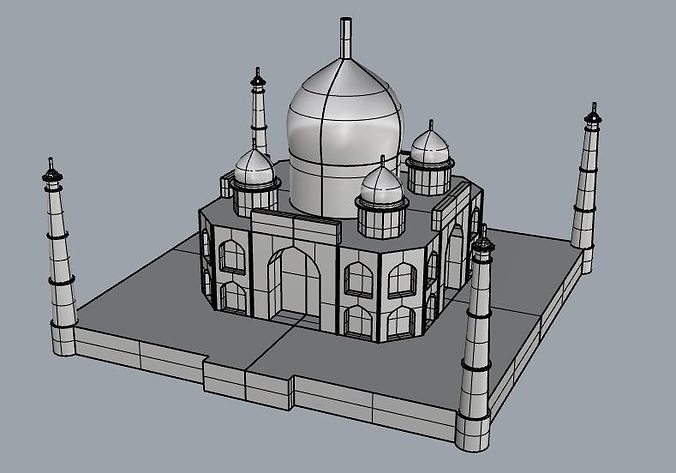 Taj Mahal 3D model | CGTrader