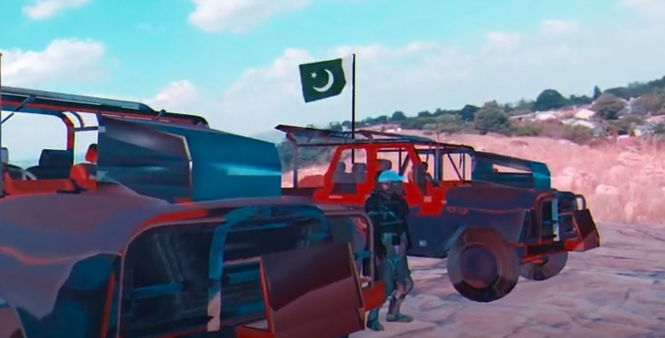 3D model Pakistan Flag floating ani VR / AR / low-poly | CGTrader