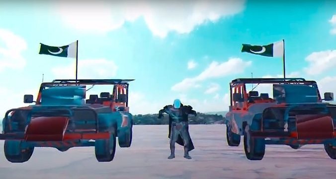 3D model Pakistan Flag floating ani VR / AR / low-poly | CGTrader