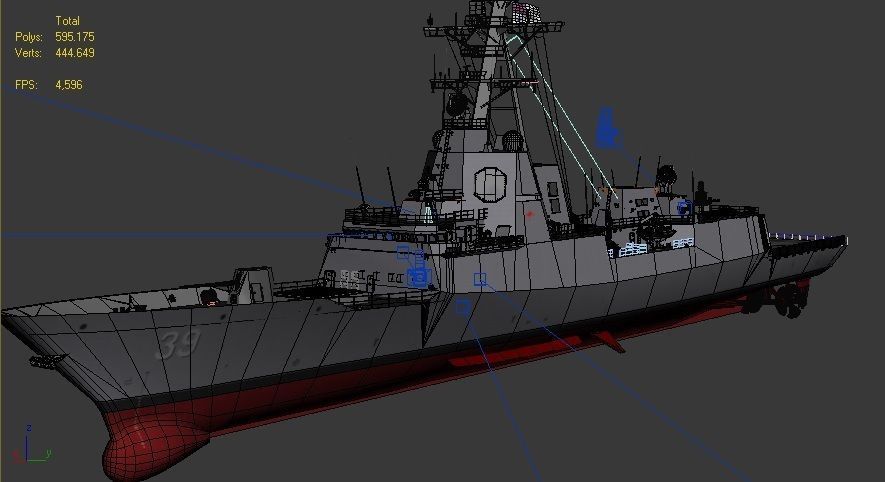 AUSTRALIAN HOBART CLASS DESTROYER 3D model | CGTrader