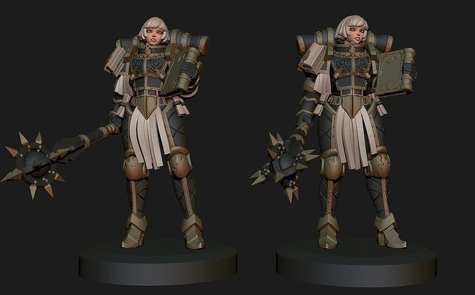 Painted Lorgar Model