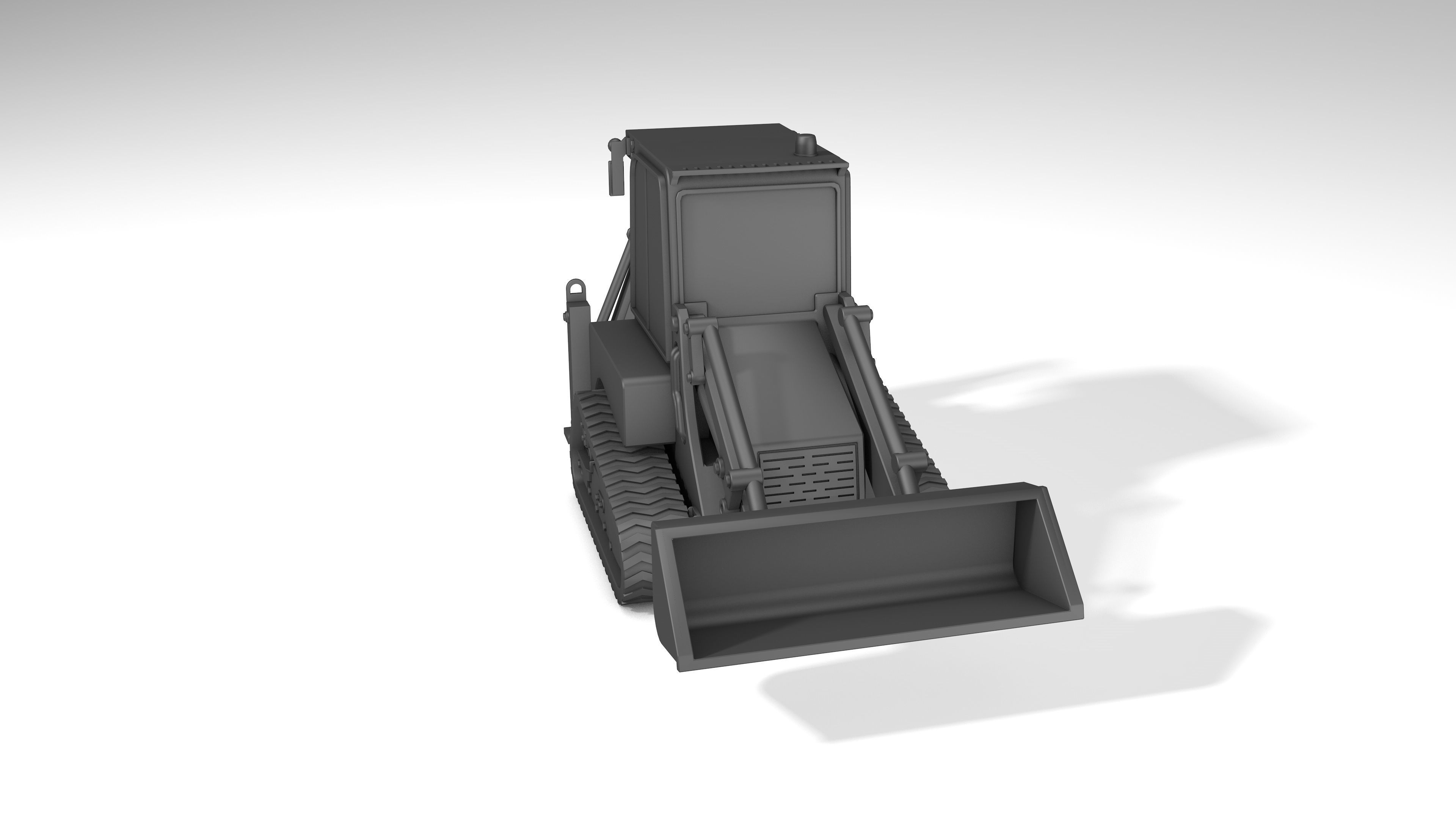 3d model of JCB crawler mini tractor Ver2 3D model 3D printable | CGTrader