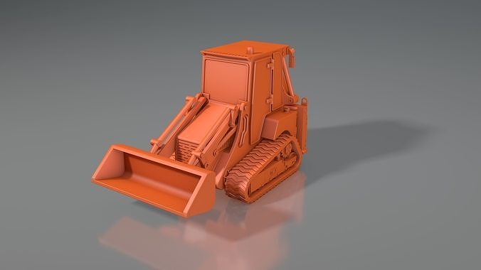 3d model of JCB crawler mini tractor Ver2 3D model 3D printable | CGTrader