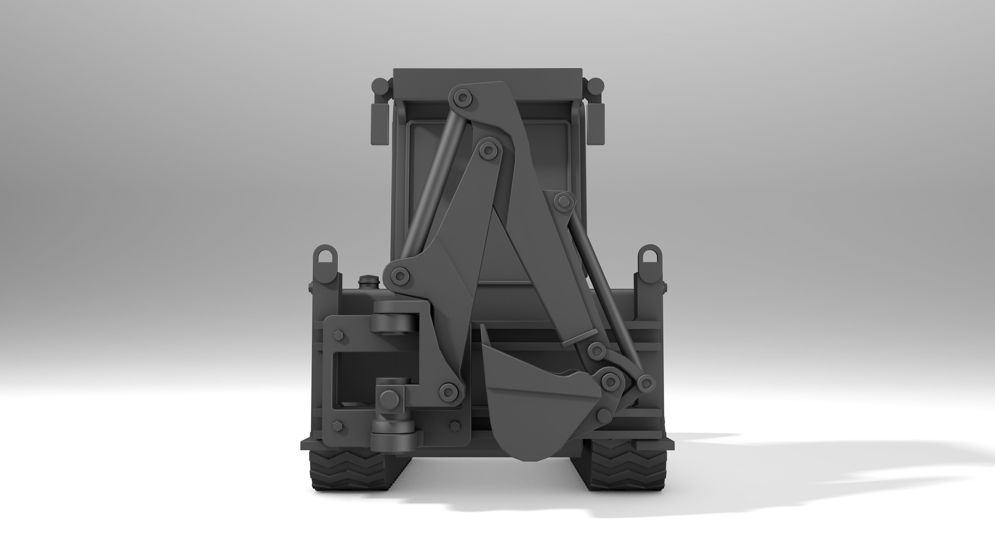 3d model of JCB crawler mini tractor Ver2 3D model 3D printable | CGTrader