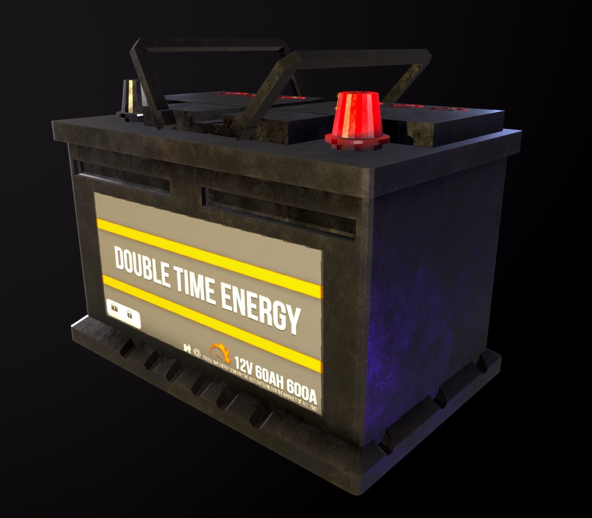 3D model Car Battery VR / AR / low-poly | CGTrader