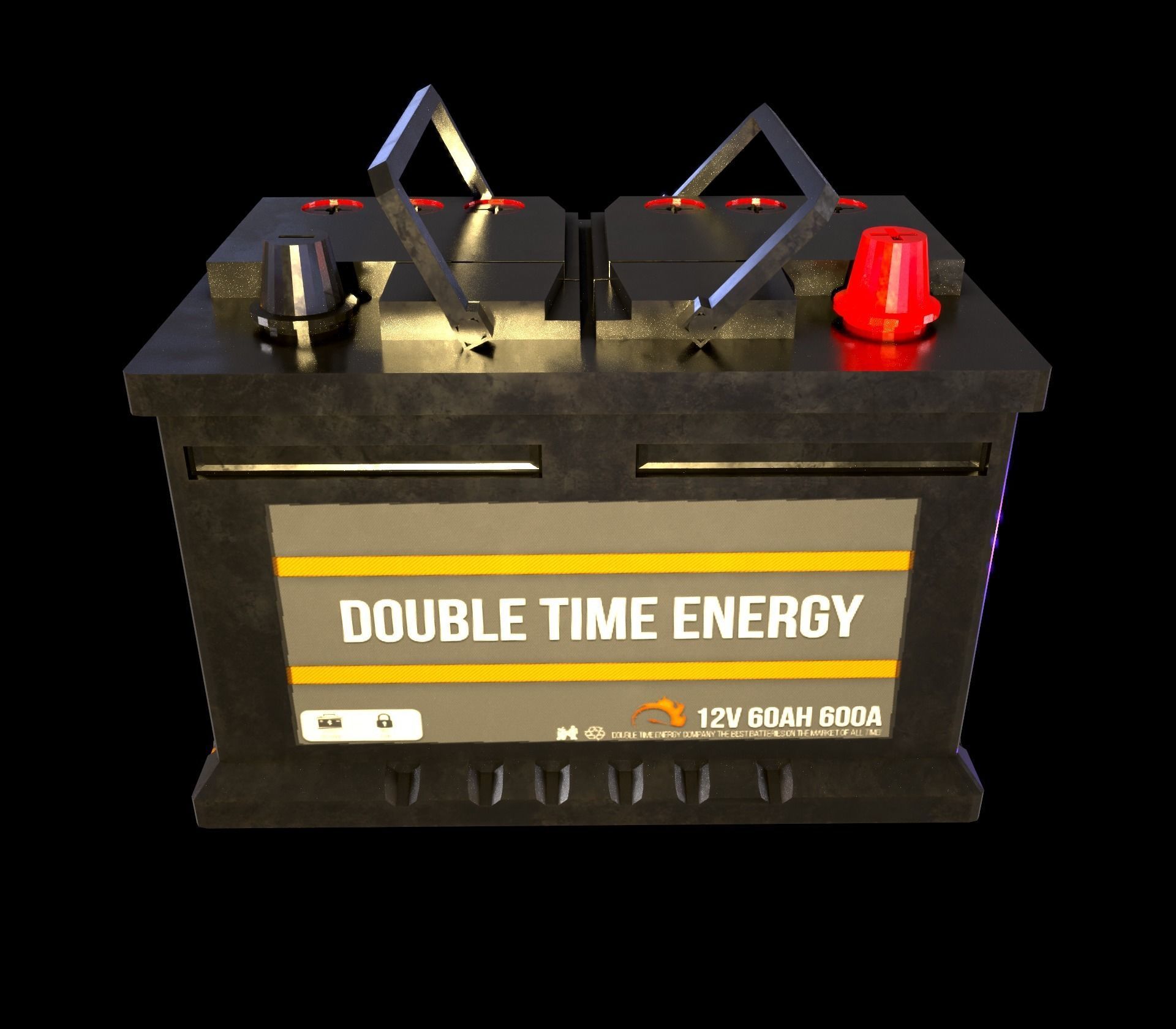 3D model Car Battery VR / AR / low-poly | CGTrader