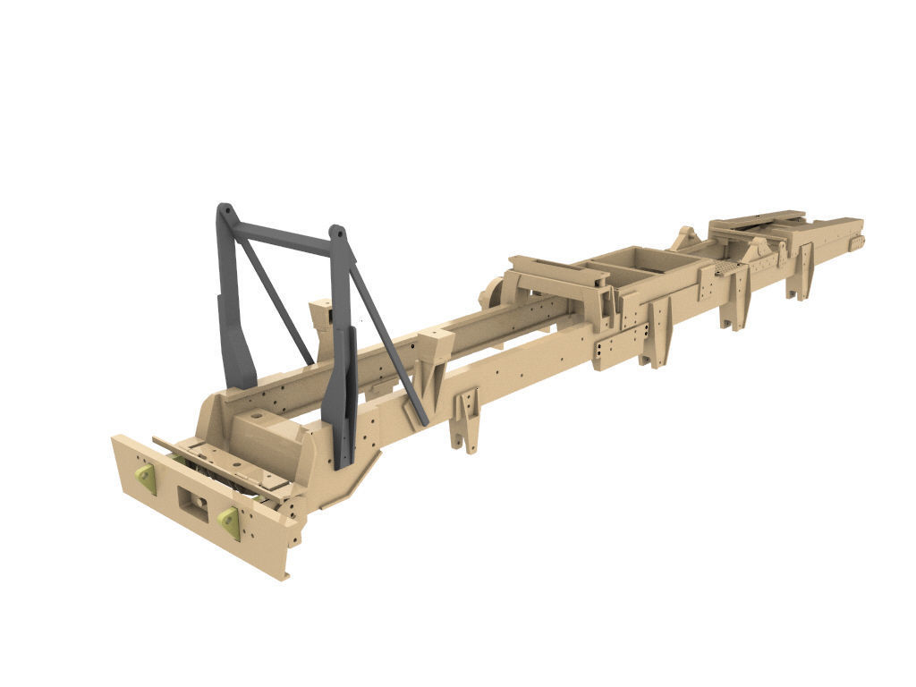 Oshkosh M1070 full model for RC chassis 3D model 3D printable | CGTrader