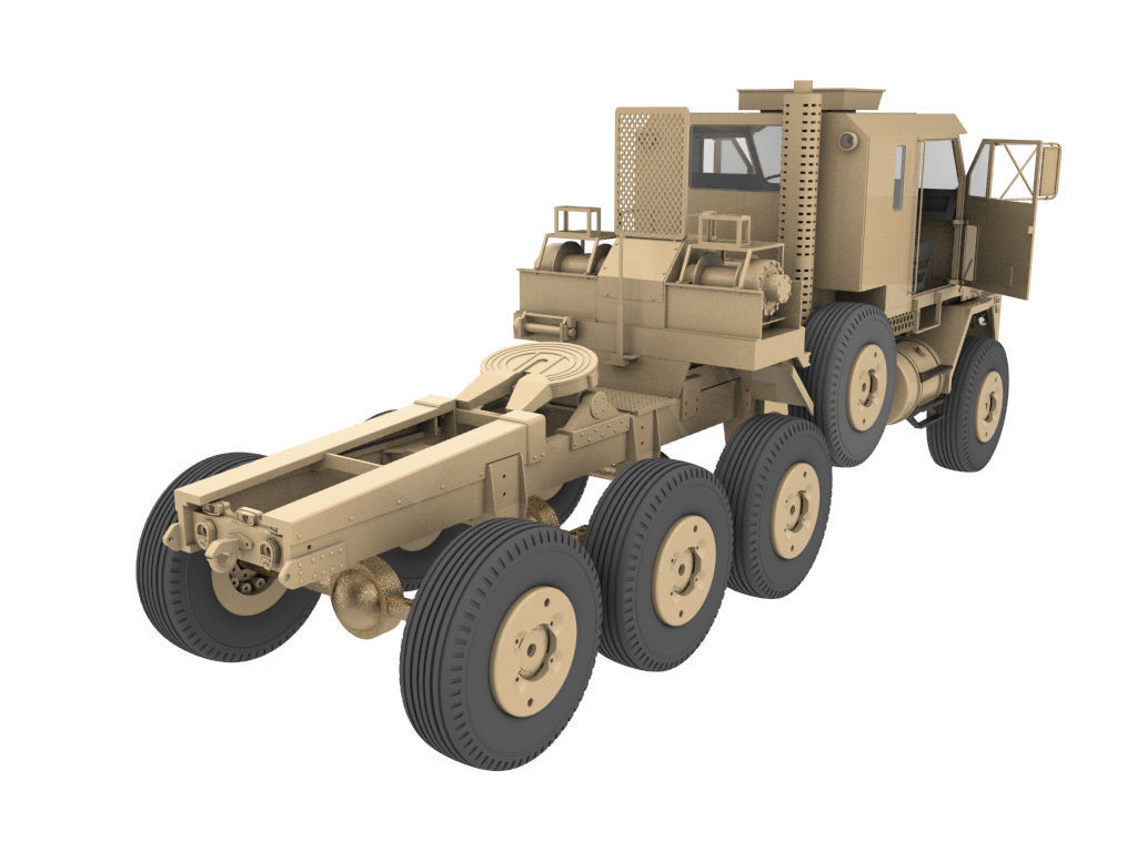 Oshkosh M1070 full model for RC chassis 3D model 3D printable | CGTrader