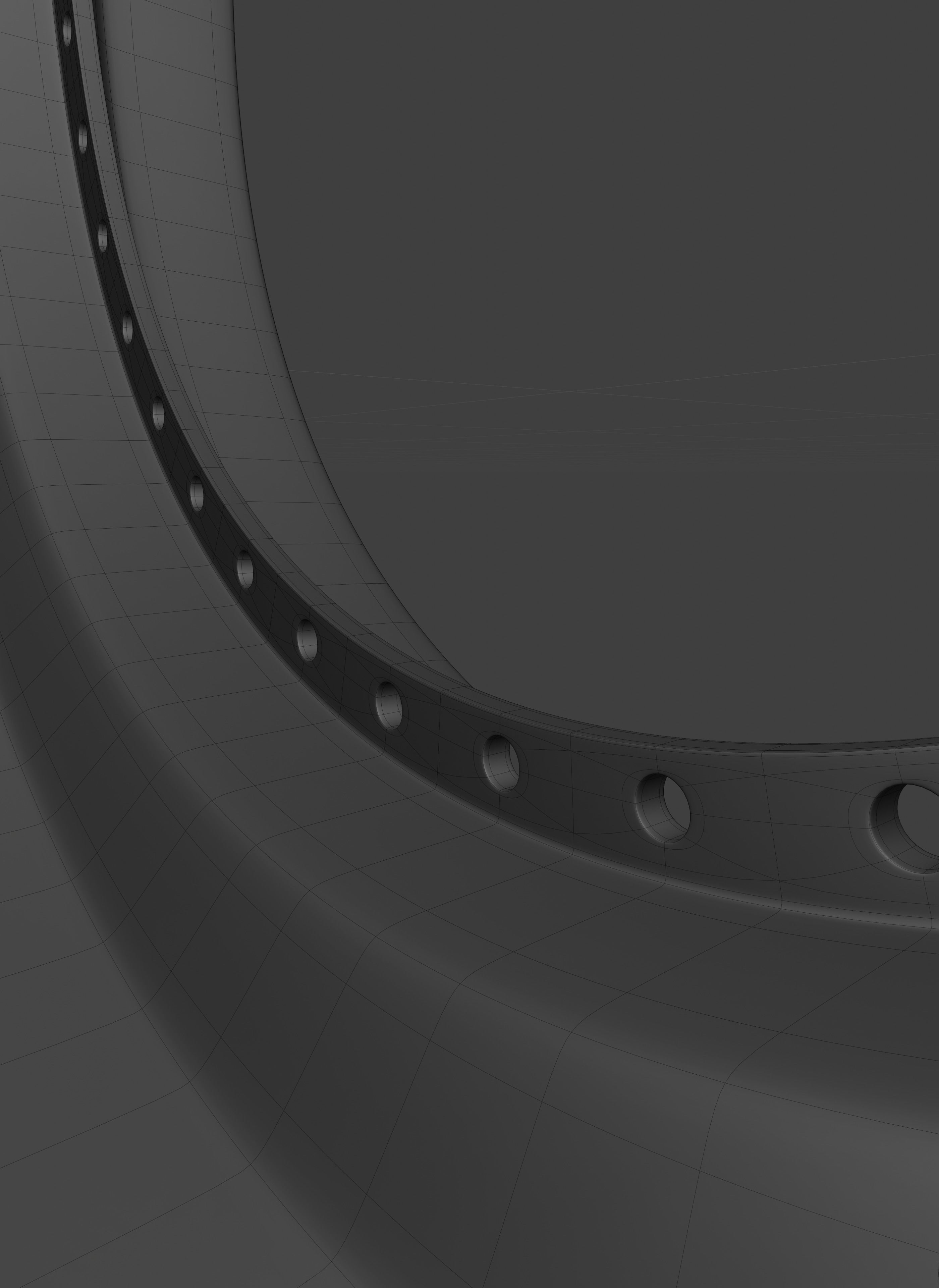 Blitz Type 01 car rim free 3D model | CGTrader