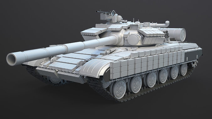 Tank T-64 BV High-Poly 3D model | CGTrader
