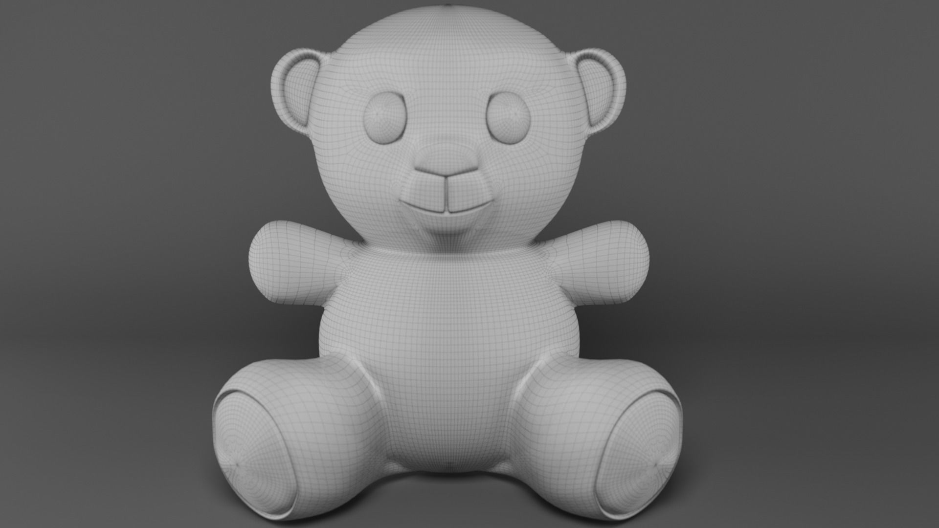 teddy bear stuffed toy 3D model | CGTrader